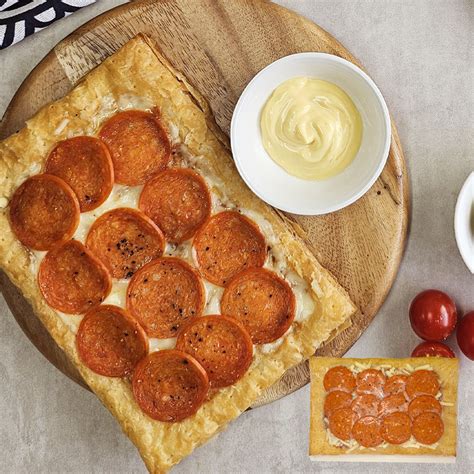 형기네 피자 사각 페스츄리 페퍼로니 255g고르곤졸라 240g 형기네