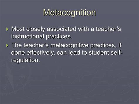 Ppt Metacognition Powerpoint Presentation Free Download Id 155232