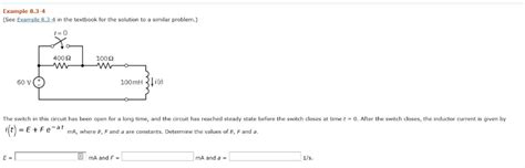 Solved Example See Example In The Textbook For Chegg Com