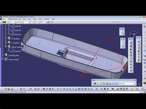 فیلم آموزشی Catia V5 Close Volume Master Section فیلم های آموزش نرم افزارهای مهندسی و طراحی