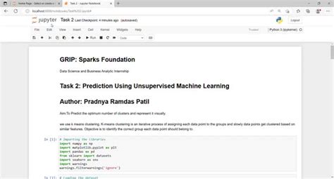 Pradnya Patil On Linkedin Task Task Link Datascience Internship Github Ml 11 Comments