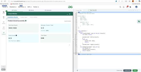 Gfg160daysofcode Geeksforgeeks Codingchallenge Binarysearchtree Kthsmallest Treetraversal