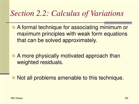Ppt Section 2 Finite Element Analysis Theory Powerpoint Presentation Id3993402