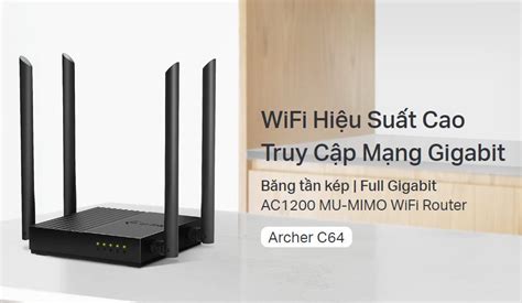 B Ph T Wifi Gigabit Tp Link Archer C C Ng Ngh Beamforming T C Mbps Ghz V Mbps