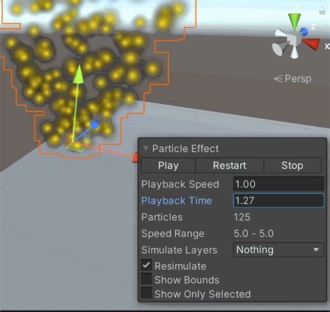 emulate editor s particle scrubbing functionality in game questions