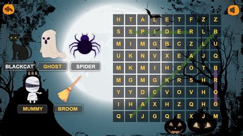Halloween Word Search Html5 Game Construct 3 Source Code By Jmneto