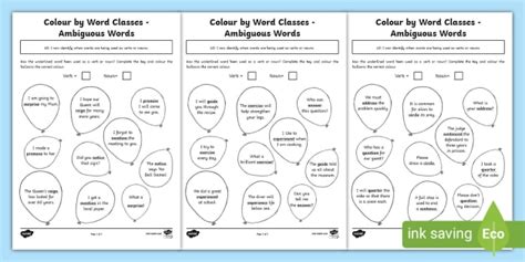 Word Classes L Word Class Meaning And Examples Twinkl