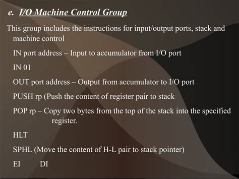 Microprocessor Input Output Operations Ppt Operating Systems Computer Software And