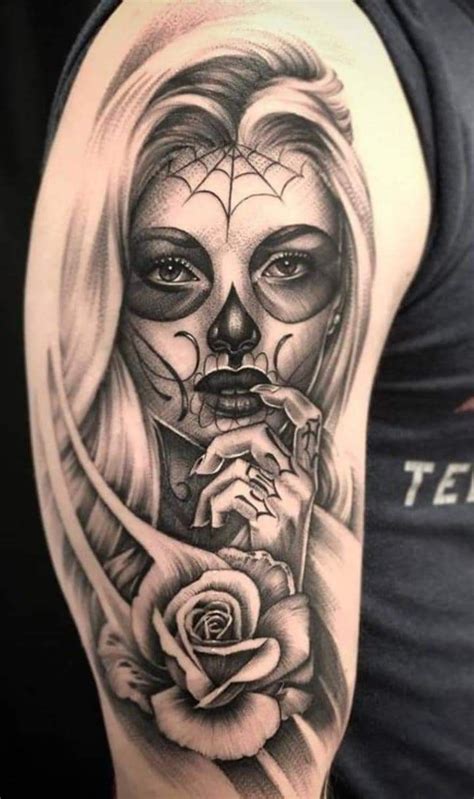 120 Amazing Santa Muerte Tattoos With Meanings 2022 Artofit