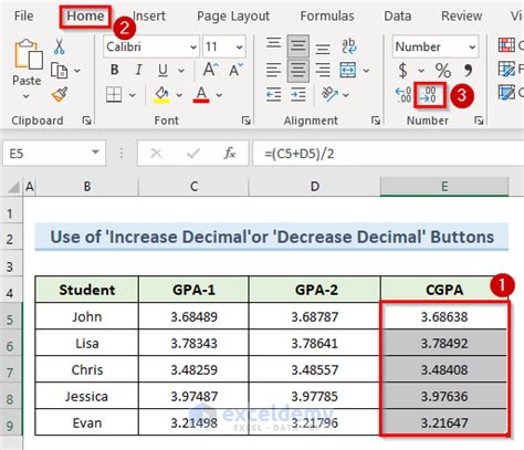 How To Set Decimal Places In Excel With Formula Ways