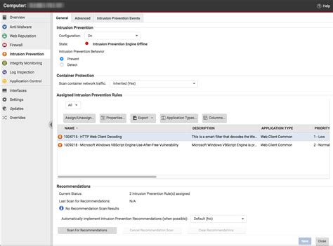 Set Up Intrusion Prevention Deep Security