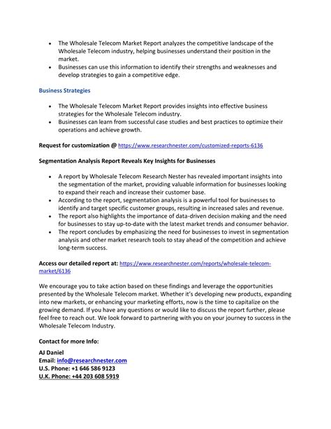 Ppt Wholesale Telecom Market Powerpoint Presentation Free Download Id 13383520