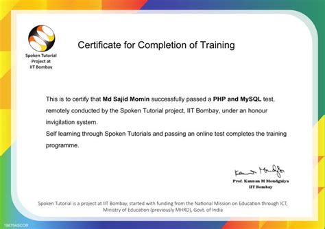 Sajid Momin On Linkedin Sql Php Internship