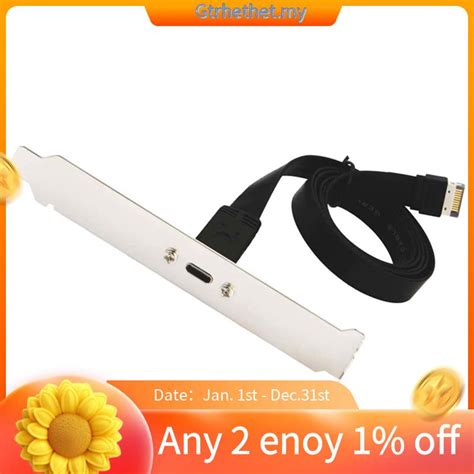 Usb 31 Type C Front Panel Header Extension Cabletype E To Usb 31