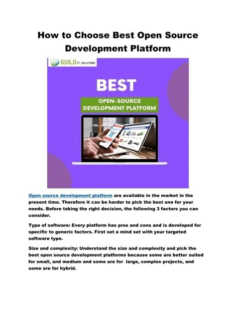 Ppt How To Distinguish Best Open Source Development Platform Powerpoint Presentation Id12271520