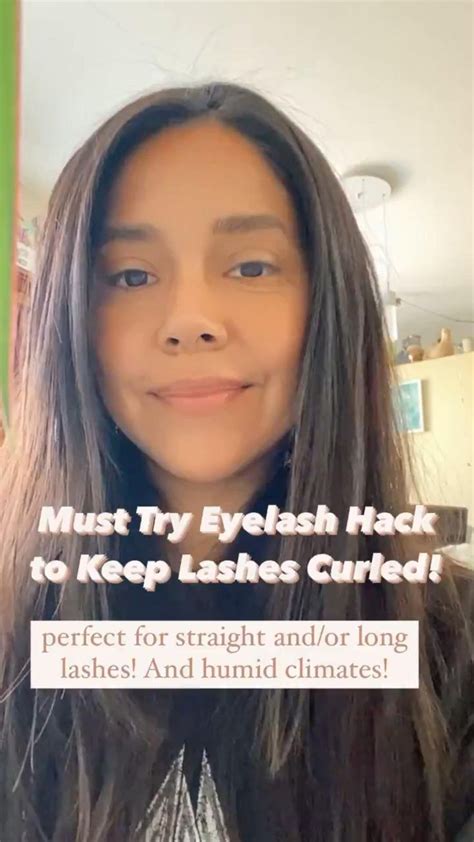 Eyelash Hack That Keeps Your Lashes Curled Especially Long Straight Lashes Beauty Makeup