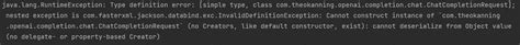 Add Empty Constructor In ChatCompletionRequest Issue 146