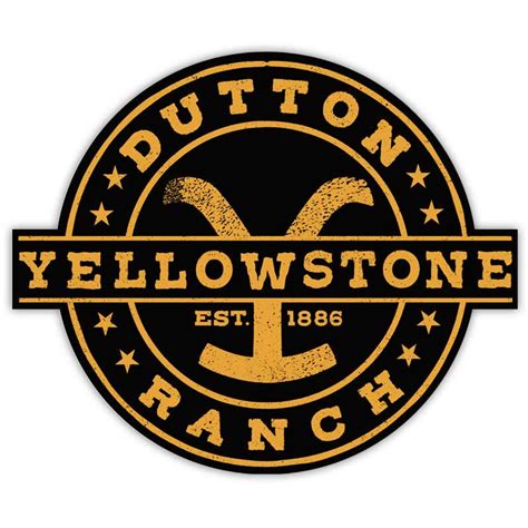 Yellowstone Dutton Ranch 1886 Decal