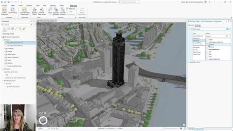 Bim Data In Arcgis Pro How To Apply A Building Filter Youtube
