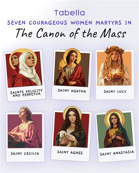The Fearless Women Of Faith Female Catholic Saints Catholic Saint