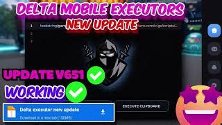 Roblox Delta Executor V Available Download Delta Mobile New Update No Lag Crash Working