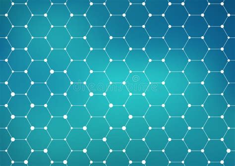 Connection Structure Geometric Abstract Background Medicine Science And Technology Stock