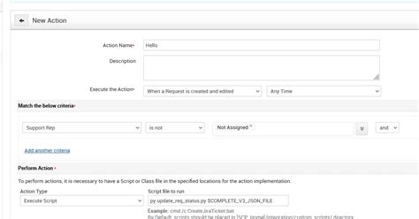 Update Status Using Python Script In 110