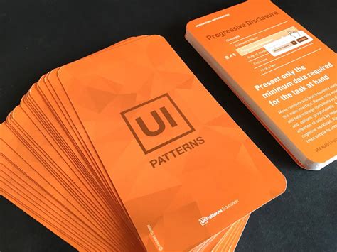 UI Patterns Ui Patterns Startup Design Game Card Design