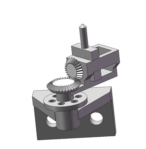 E0917 阿基米德螺线铣削机构三维sw2014带参 Solidworks 2014 模型图纸下载 懒石网