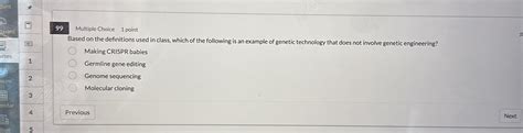 Solved 99multiple Choice 1 ﻿pointbased On The Definitions