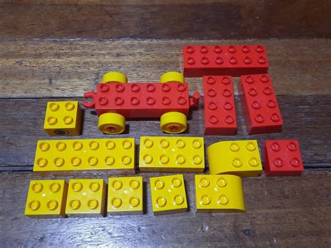 Lego Duplo Assorted Bricks With Red Bucket On Carousell