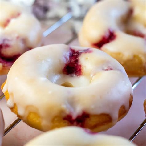 Easy Lemon Raspberry Baked Donuts A Delicious Breakfast Treat