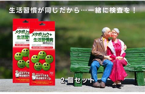 【楽天市場】郵送検診キット 申込書 メタボリックシンドローム 生活習慣病 検診申込セット 【2個セット】 健診 血液検査 日本医学 病気検査