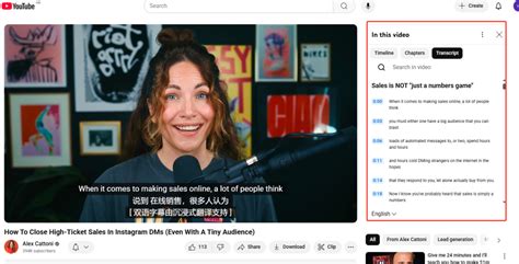 How To Copy Transcript From Youtube