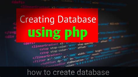 How To Create A Database Xampp Server Youtube