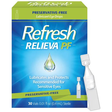 Refresh Relieva Pf Lubricant Eye Drops For Dry Eyes