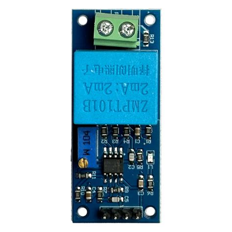 Ac Voltage Sensor Module Zmpt101b Single Phase Techiesms