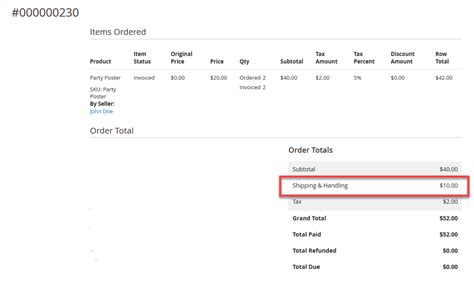 Magento 2 Split Order Marketplace Add OnShipping Rate