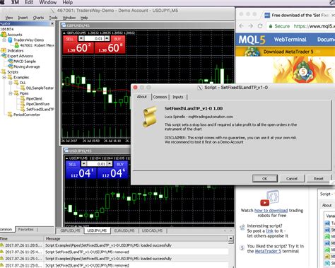 Scripts Set Fixed Sl And Tp Take Profit Articles Library Comments