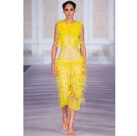 желтые платья Fashion London Fashion Week Fashion Week