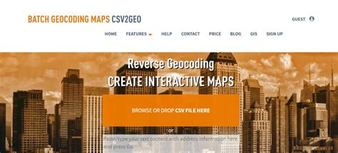 Batch Geocoding Geographic Information Systems Stack Exchange
