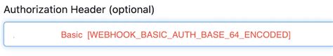 webhook authentication