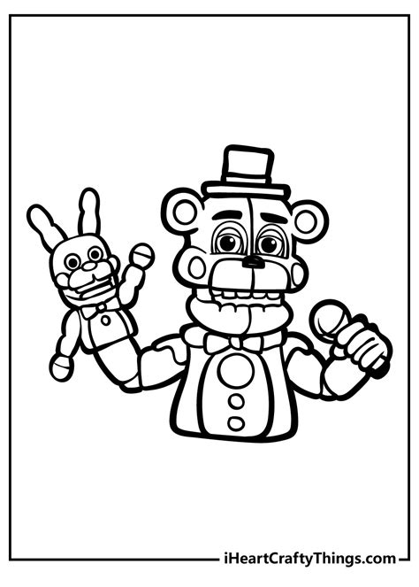 Funtime Freddy Coloring Pages