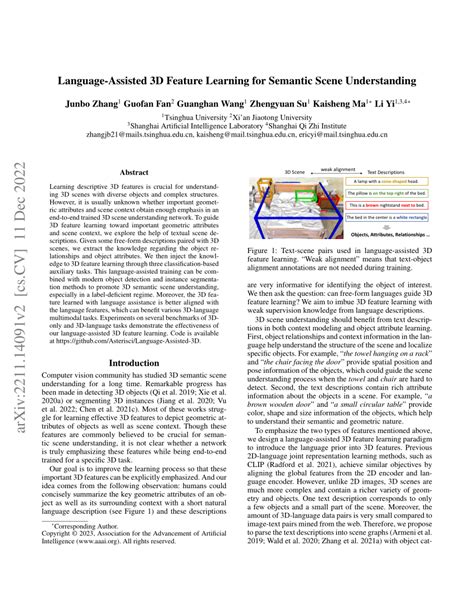 Pdf Language Assisted 3d Feature Learning For Semantic Scene
