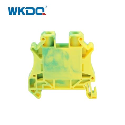 China Ut10 Pe10mm2 Ut Series Feed Through Screw Ground Terminal Block Suppliers Manufacturers
