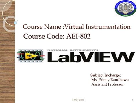 Virtual Instrumentation Labview Pptx