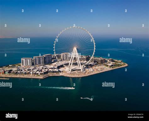 Bluewaters Island And Ain Dubai Ferris Wheel On In Dubai United Arab