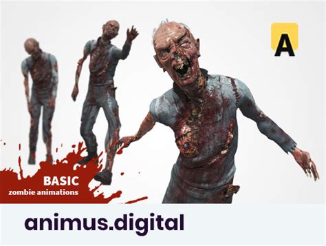 Zombie Animation Root Motion Basic Pack D Characters Unity Asset Store