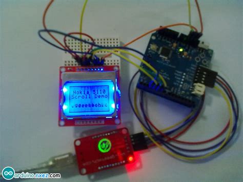 Arduino Nokia 5110 Pcd8544 驱动实验 Arduino 实验室