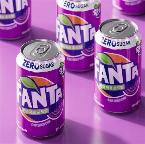코카 콜라사 환타 제로 슈거∙제로 칼로리의 ‘환타 제로 포도향 출시 뉴스탭